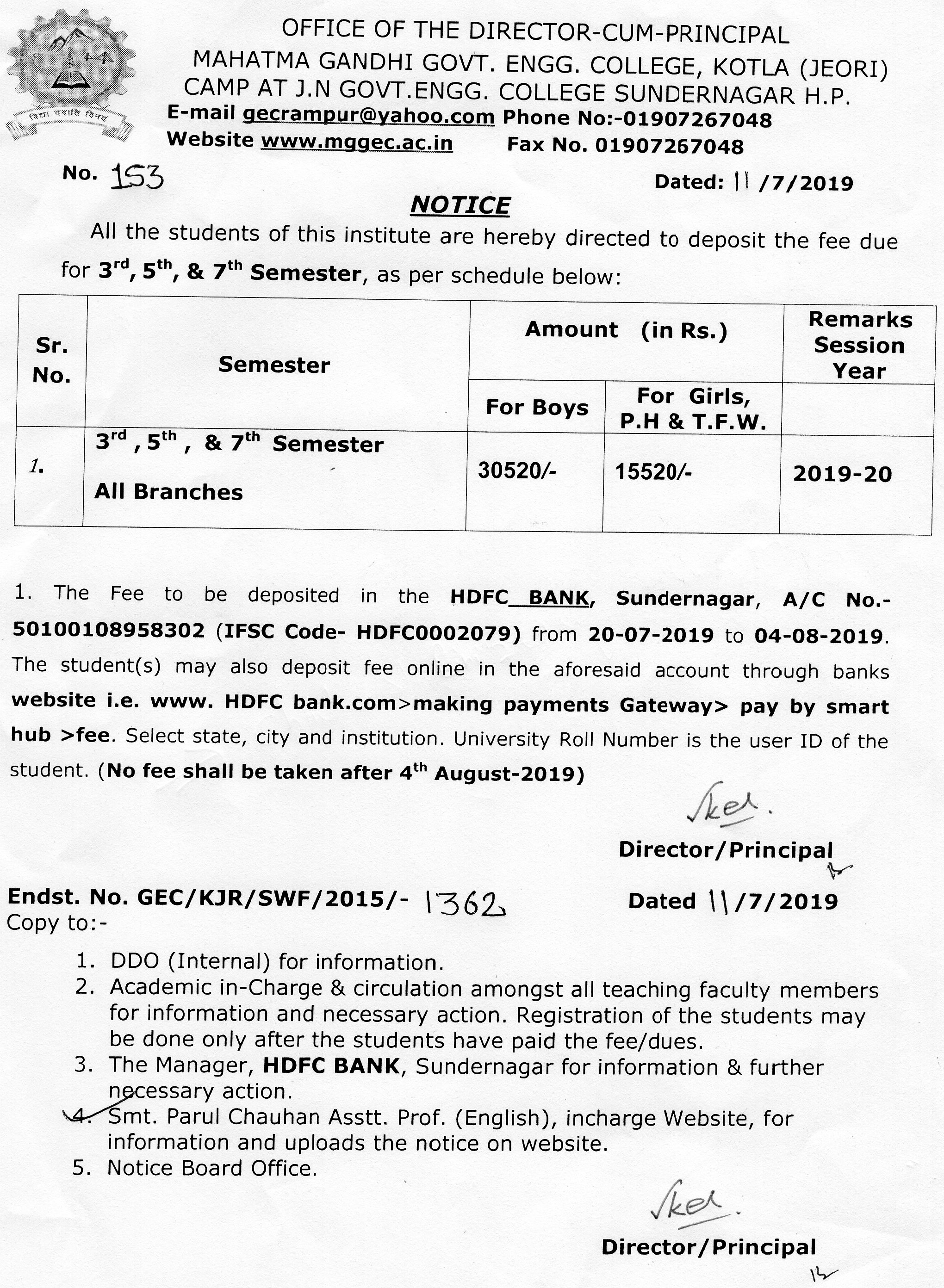 Welcome to Mahatma Gandhi Government Engineering College Jeori, Rampur ...